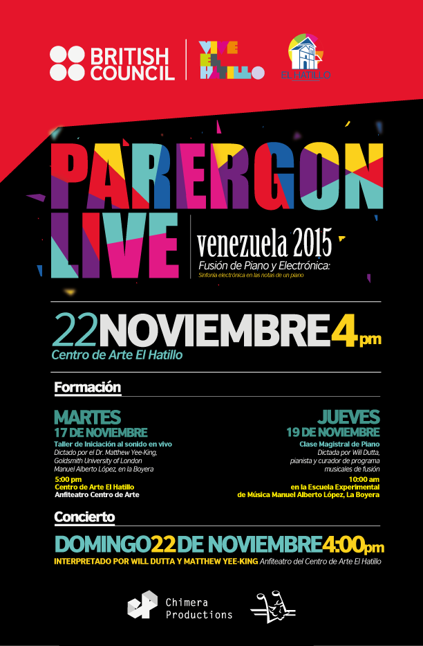 Will Dutta estrenó concierto Parergon Live en Venezuela | British Council